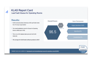 KLAS - iQueue for Operating Rooms - LeanTaaS